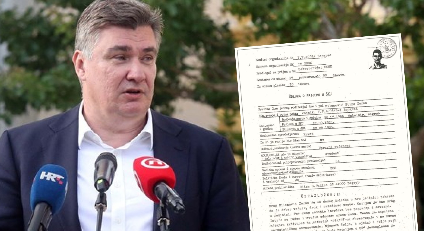 Milanović je opet lagao! Tvrdi da nije bio član Saveza komunista. Dosje ...