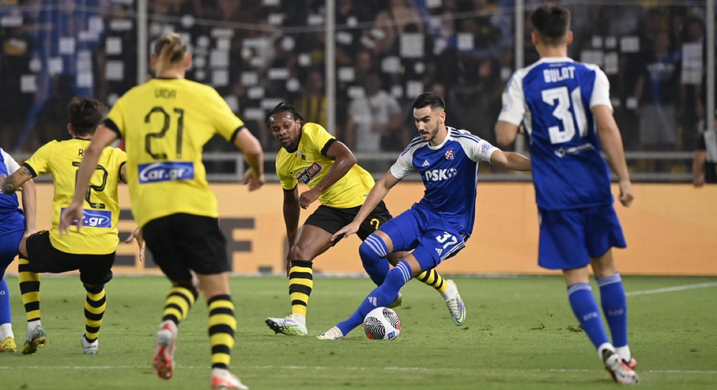 AEK - DINAMO 2-2 Dinamo u nadoknadi primio dva gola, presudio im Vida