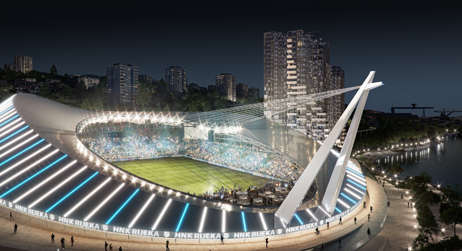 FOTO: Pogledajte kako će izgledati novi stadion Rijeke na Kantridi