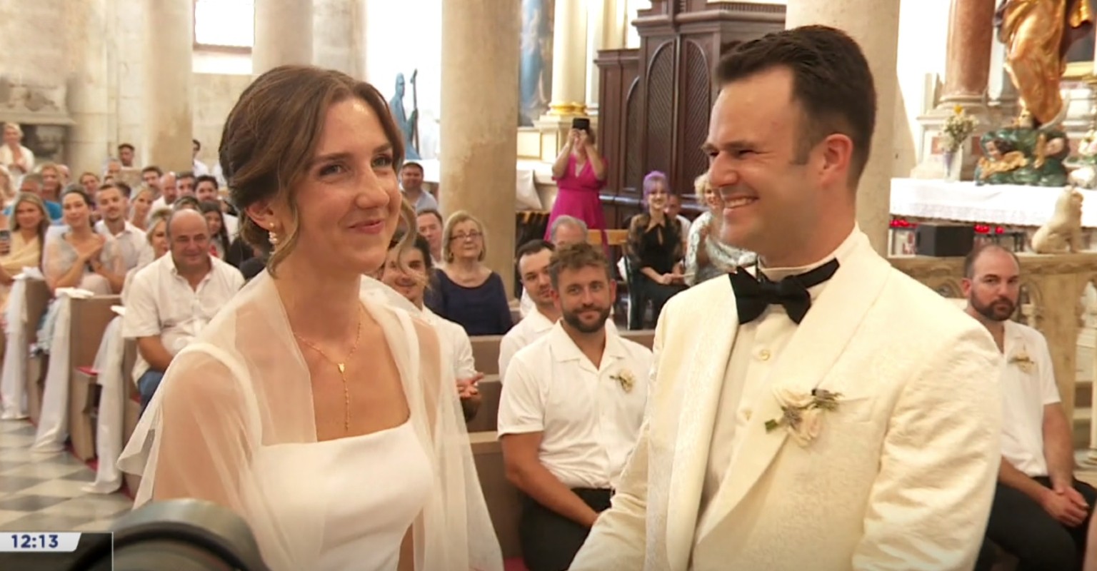 Martina i Eddy došli su iz Kanade da bi se vjenčali u šibenskoj ljepotici