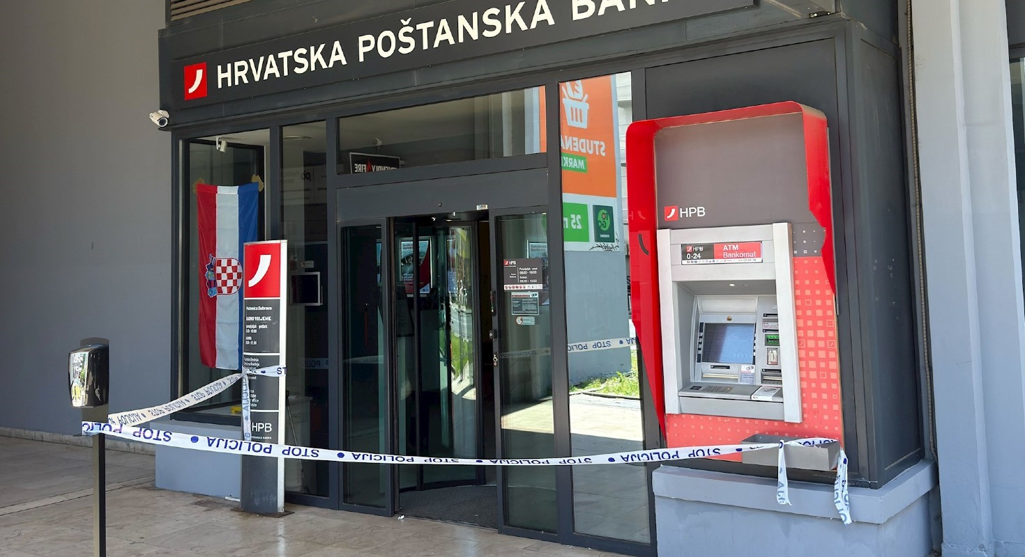 Oko podne opljačkana banka u Zagrebu