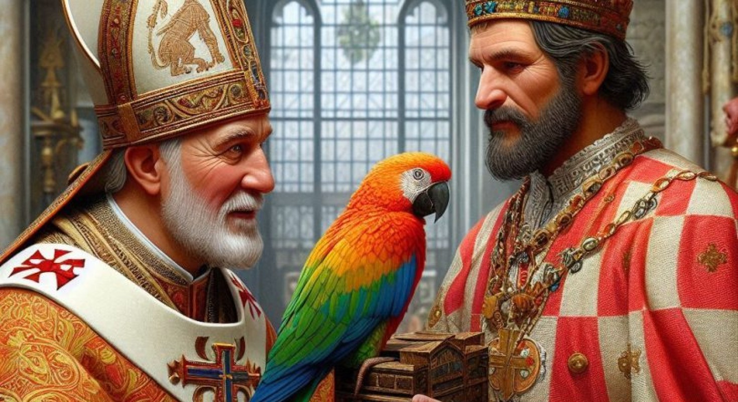 Hrvate s papama Lavovima povezuje i jedan papagaj