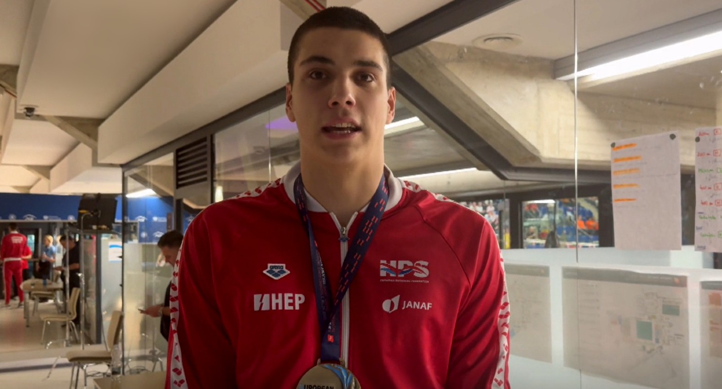 Jere Hribar europski prvak na 50 metara slobodno! Nakon srebra osvojio ...